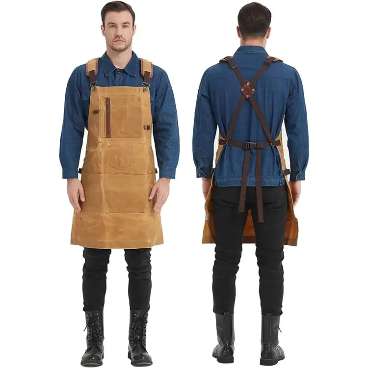 Heavy Duty Waxed Canvas Apron Santacom