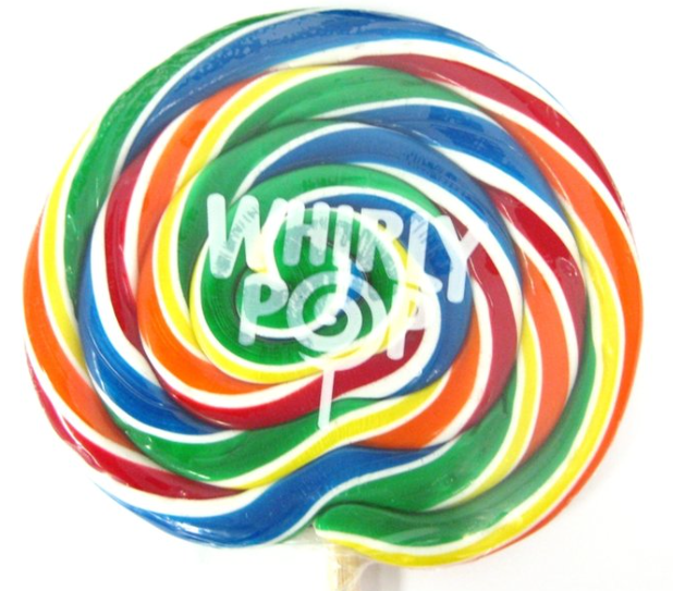 Whirly Pop Large Rainbow Sweets On High