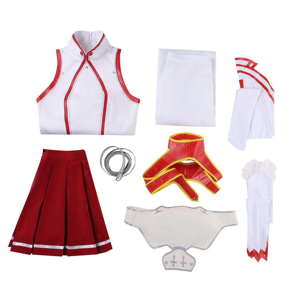 Sword Art Online Sao Yuuki Asuna Yuki Asuna Cosplay Costume Winkcosplay