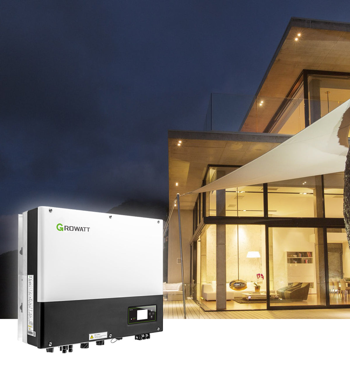 Growatt Sph3600 Hybrid Inverter Solarcelldk