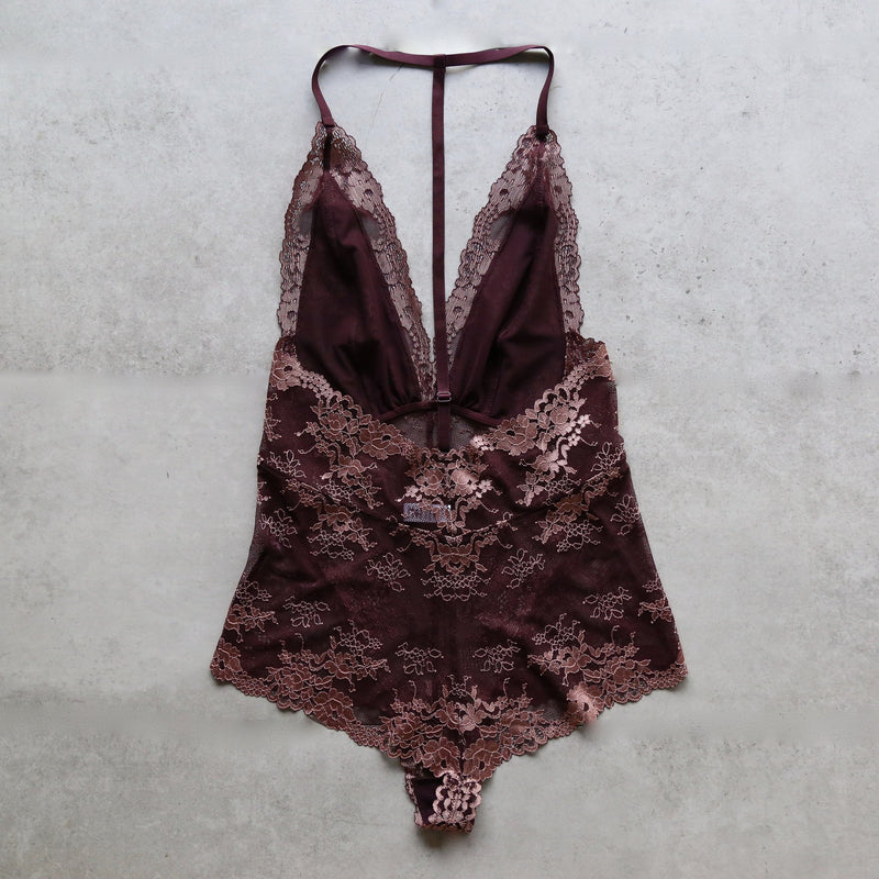 Sheer Floral Lace Bodysuit Shop Hearts