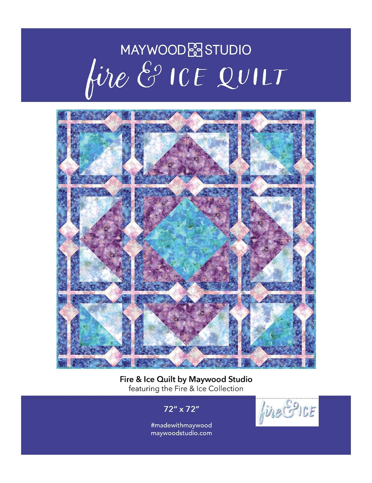 Fire And Ice Free Quilt Pattern From Maywood Studio Scrappy Annies