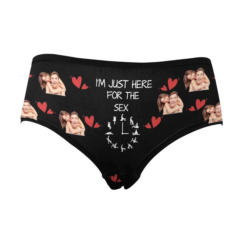 Custom Couple Matching Lingerie Briefs Im Just Here For The Sex Perso