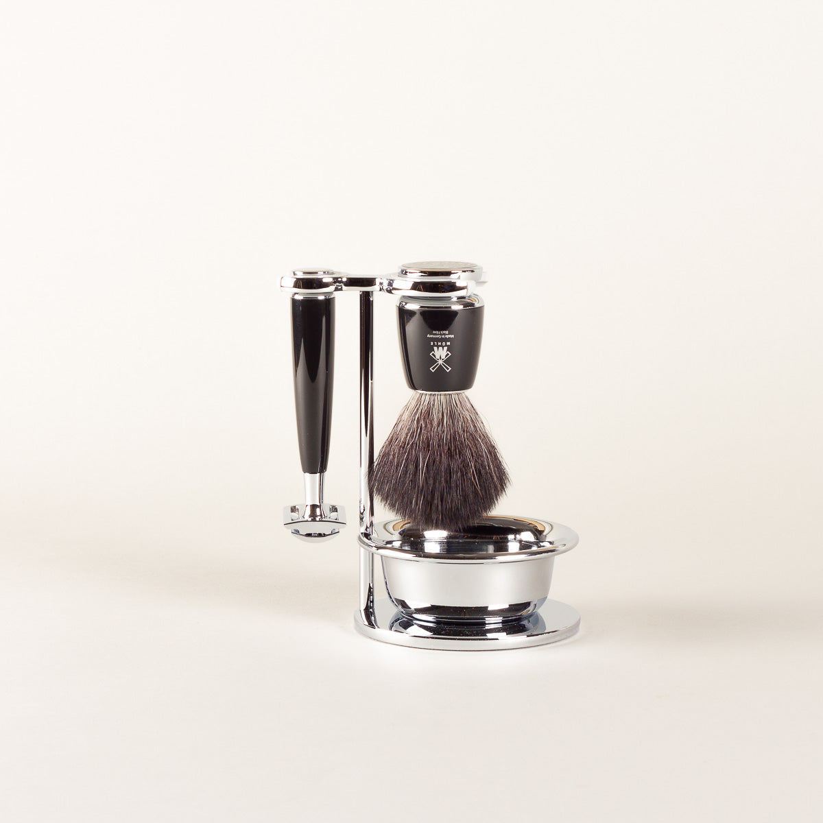 Mühle Shaving Set Rytmo Black — The Shoe Care Shop