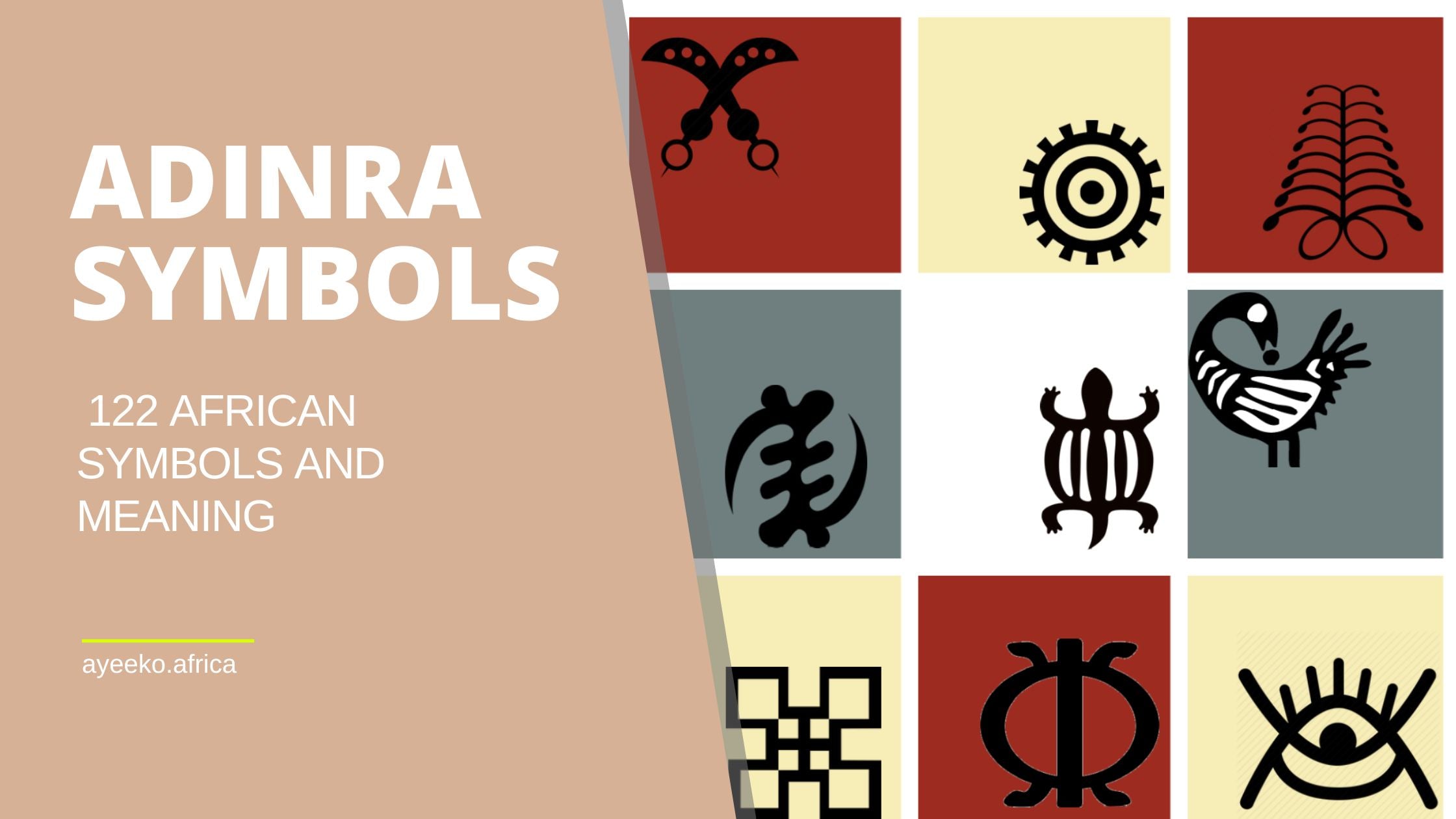 Adinkra Symbols 122 African Symbols And Meaning Ayeeko