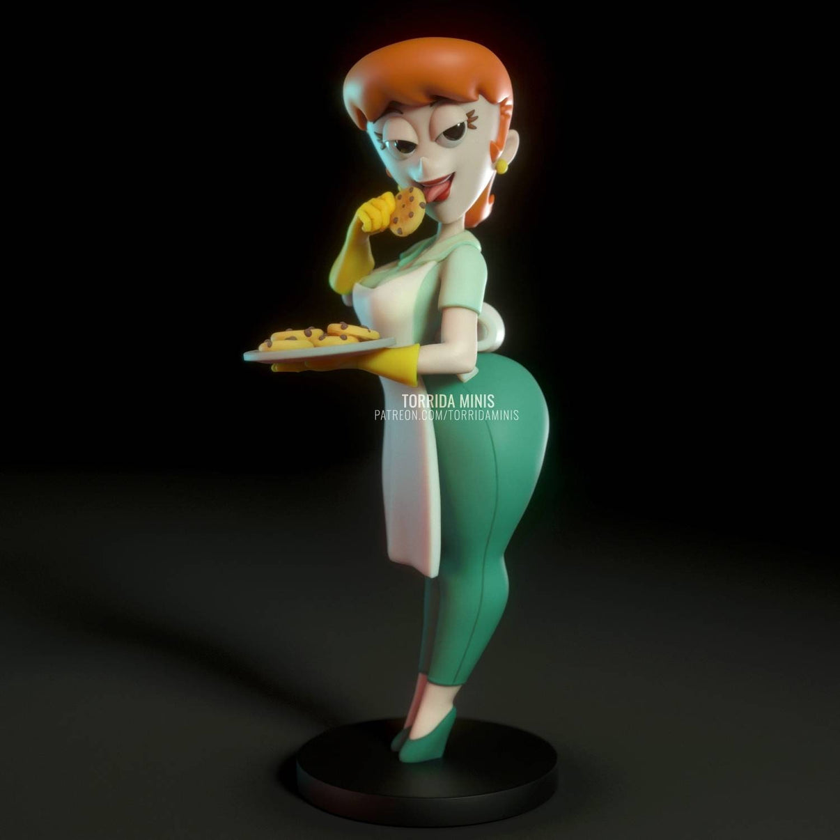 Dexters Mom Sfw Nsfw Unpainted 3d Printed Figure Fan Art