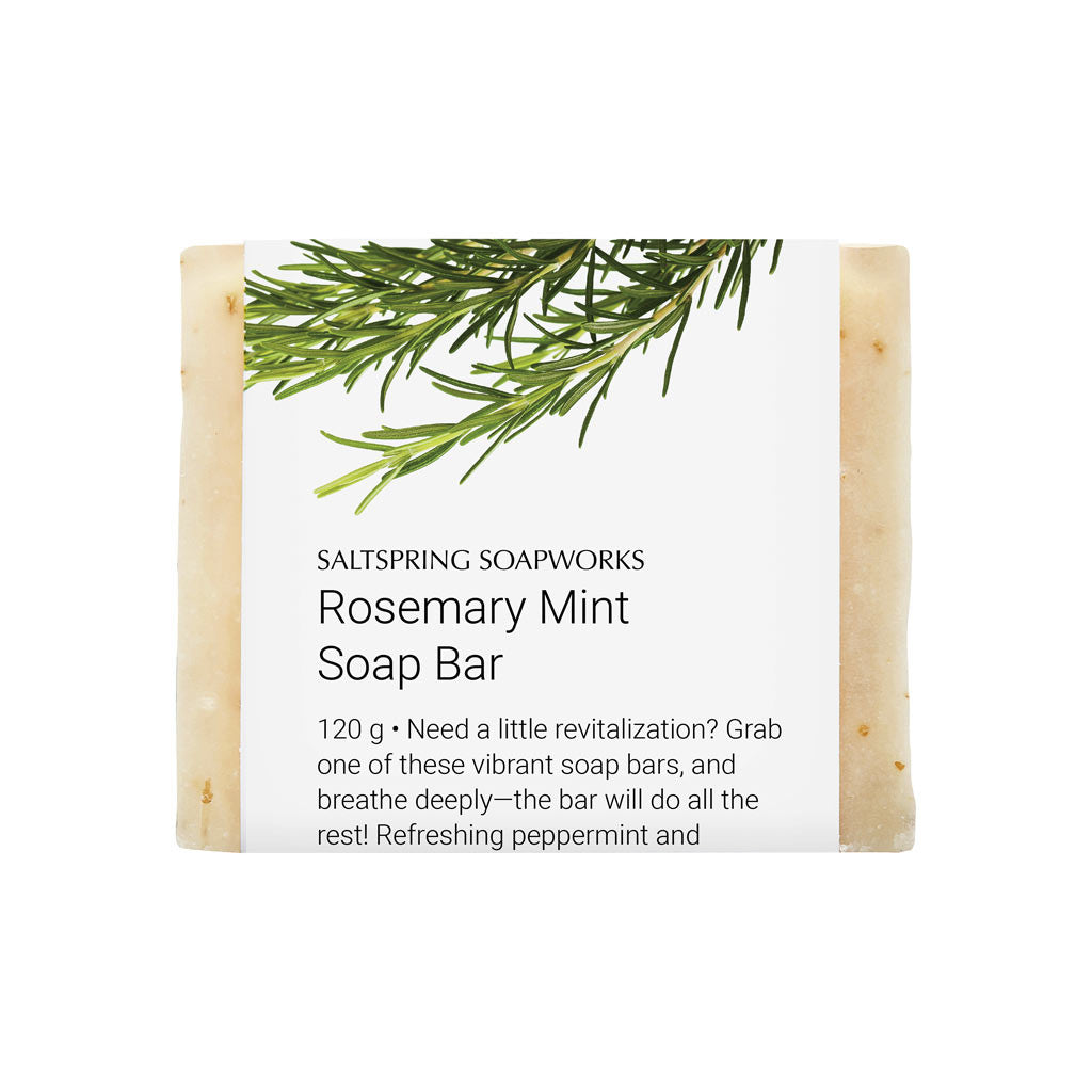 Rosemary Mint Soap Bar Saltspring Soapworks