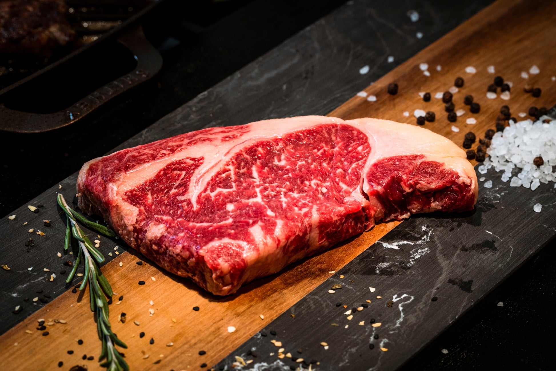 American Wagyu Beef The Boneless Ribeye Steak Herradinawagyu