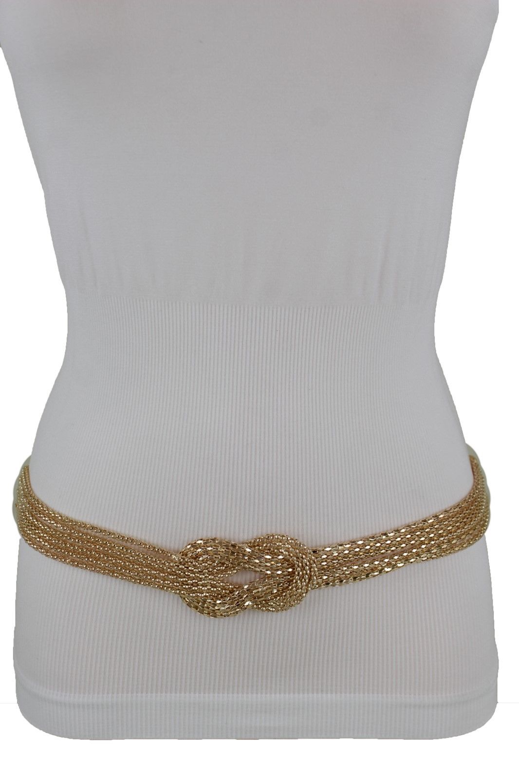 Mesh Braided Metal Hip High Waist Belt New Women Fashion Accessories P