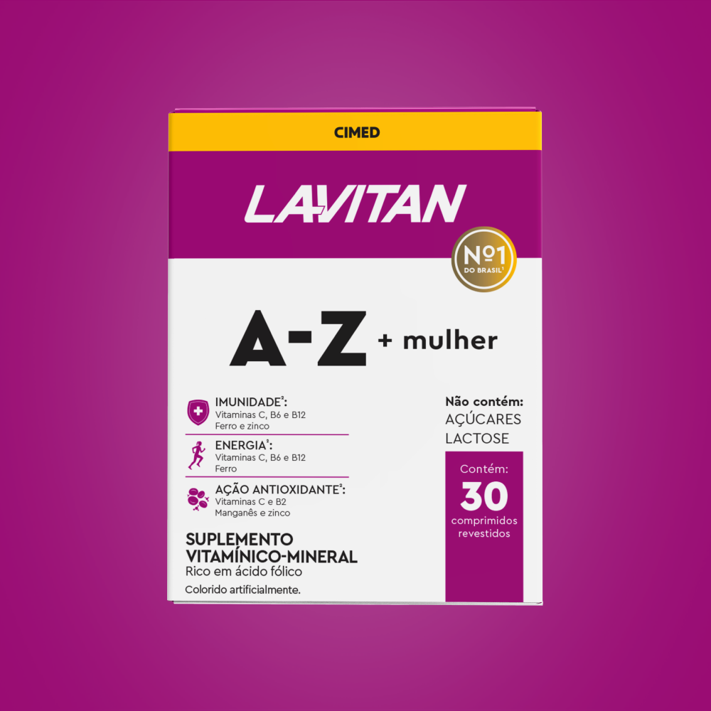 Lavitan A Z Mulher Com 30 Comprimidos Lavitan Vitaminas