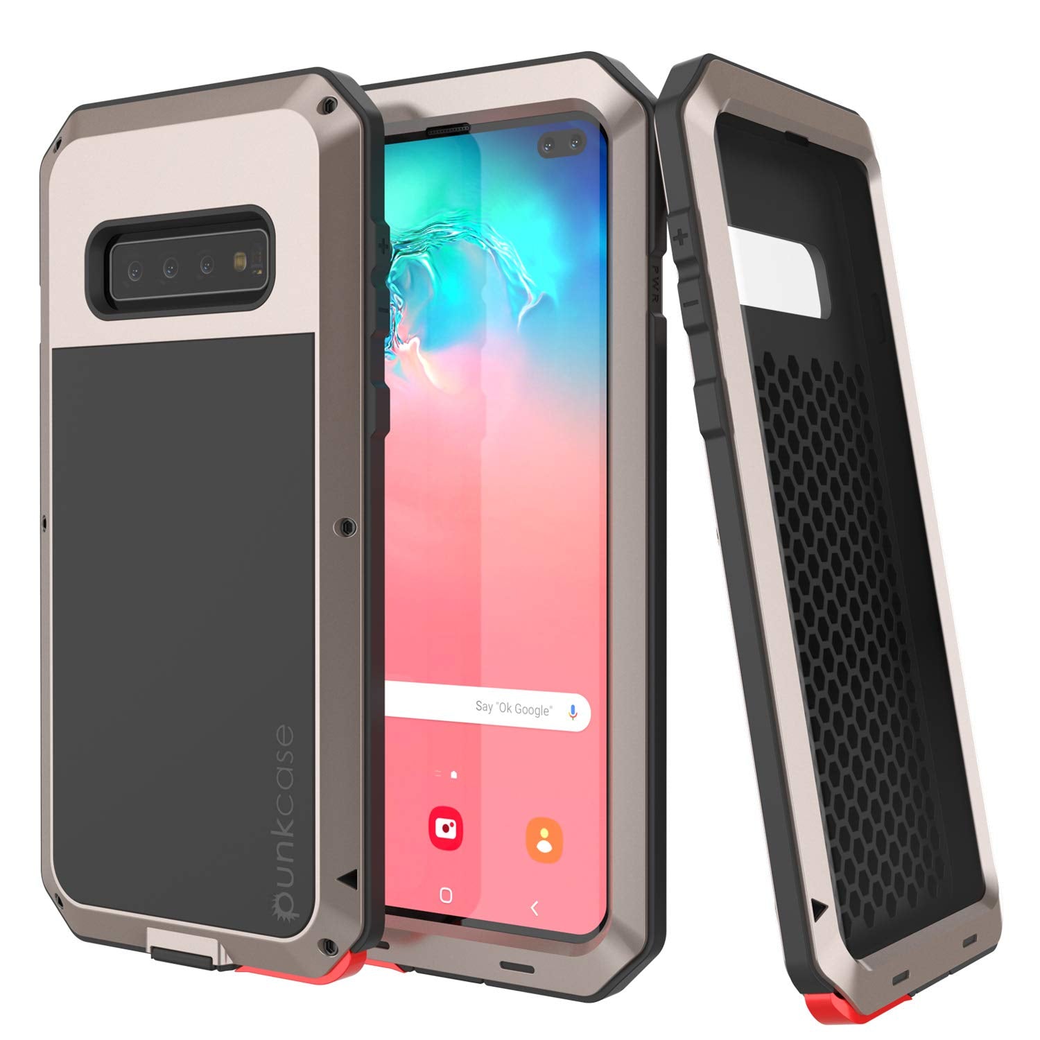 Galaxy S10 Plus Metal Case Heavy Duty Military Grade Rugged Armor Co