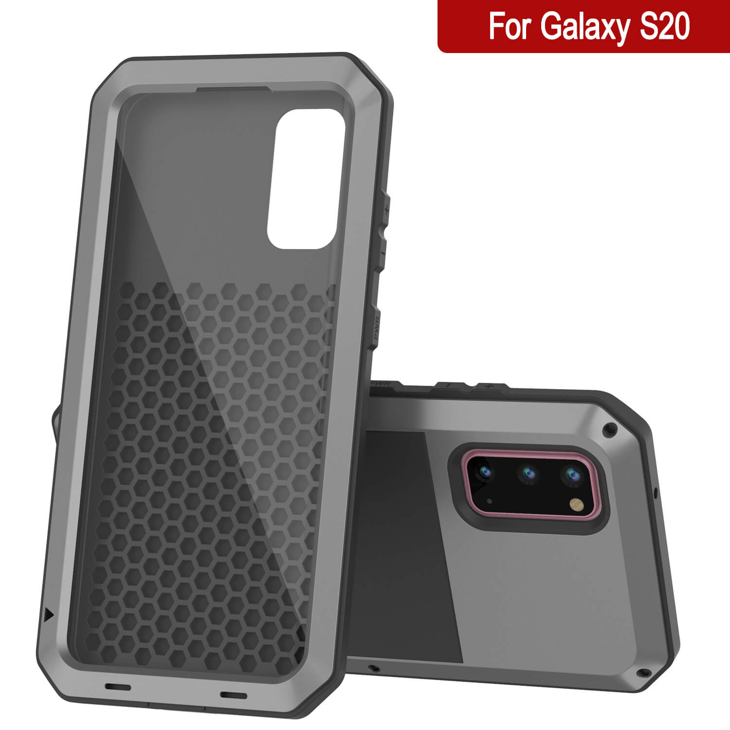 Galaxy S20 Metal Case Heavy Duty Military Grade Rugged Armor Cover S