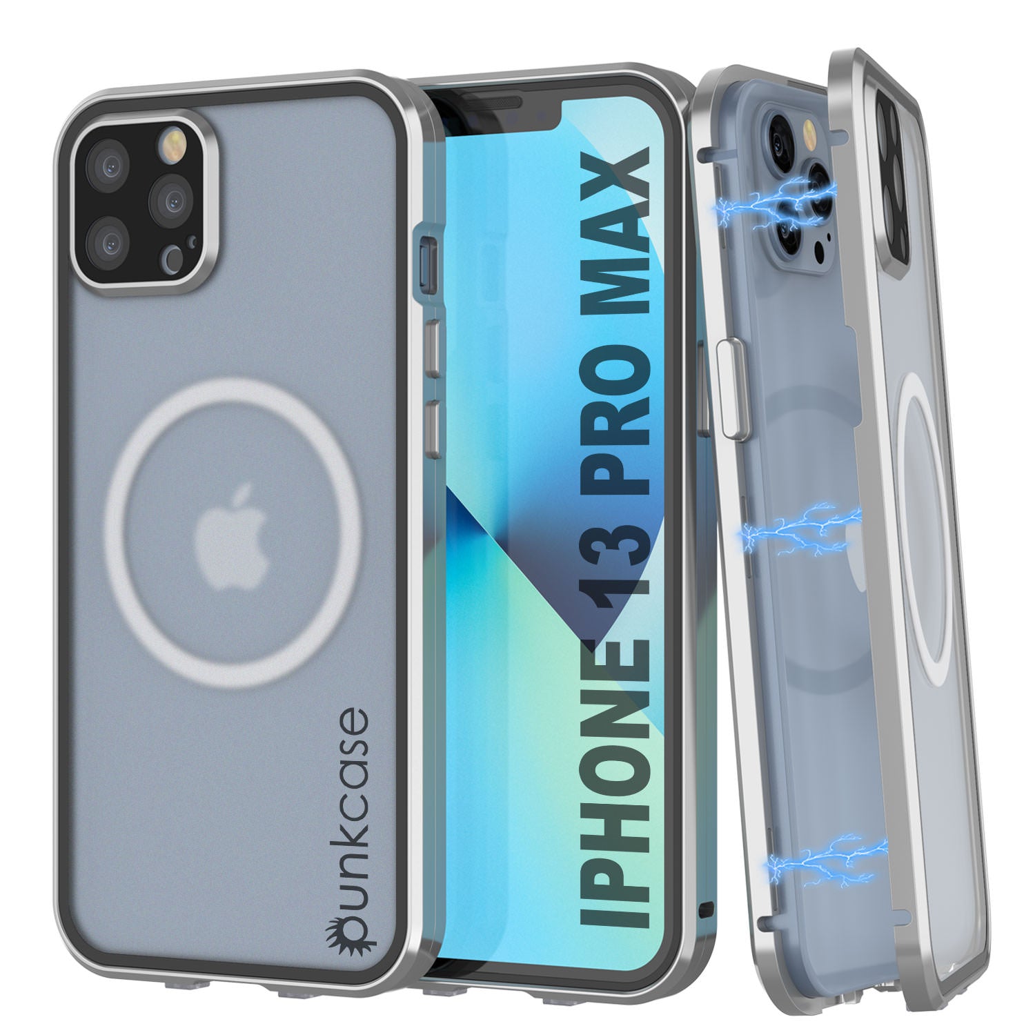 Punkcase Iphone 13 Pro Max Case Glassmag Series Cover W Built In Ma