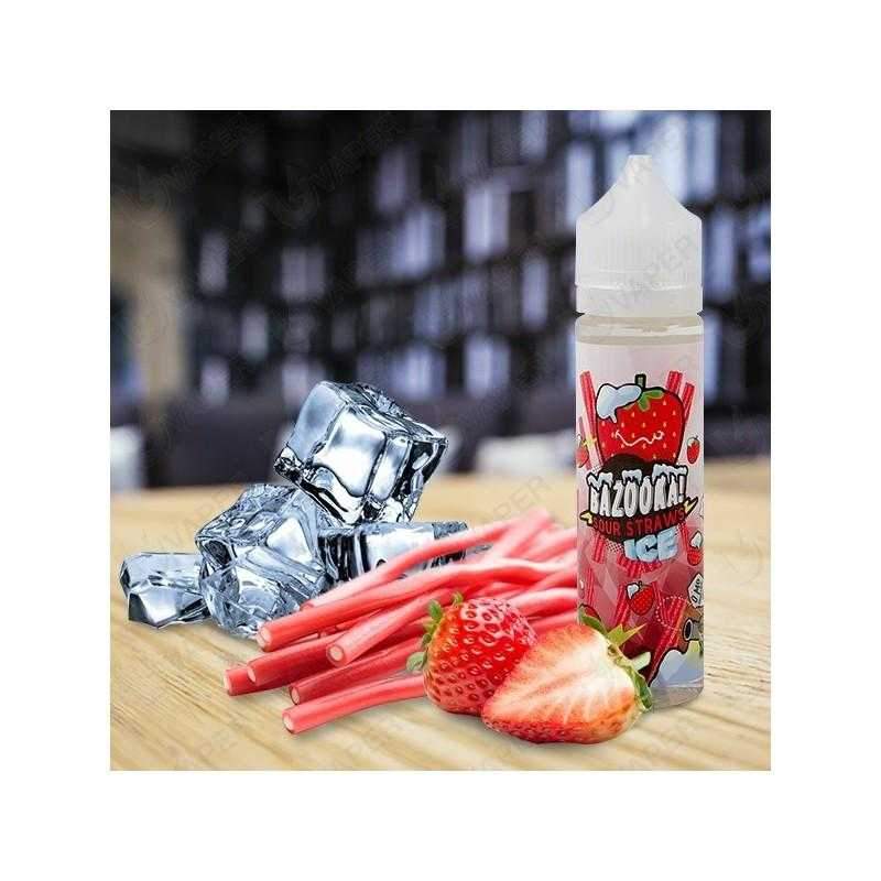 Bazooka Vape Ice Strawberry Sour Straws Premium Vapes Uae