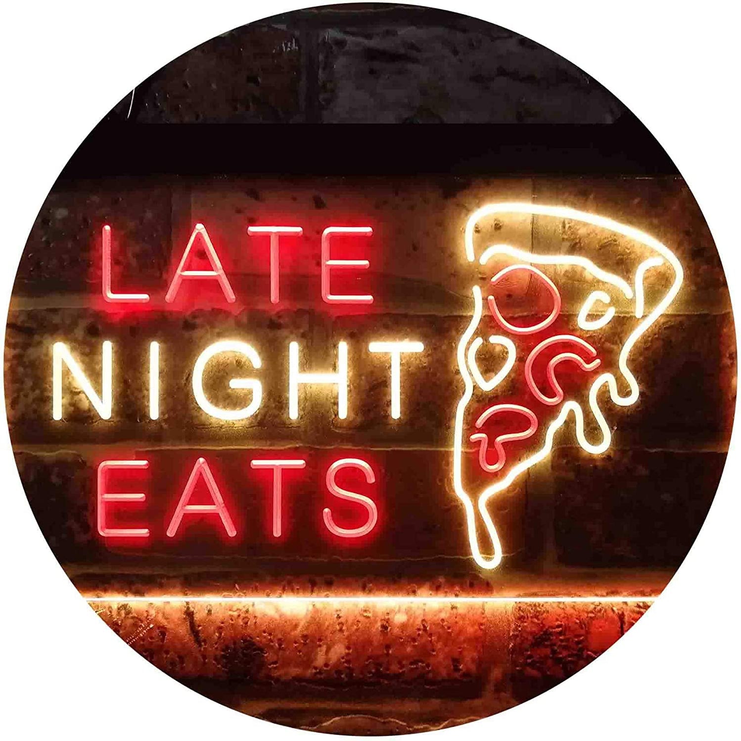 Buy Late Night Eats Pizza Led Neon Light Sign — Way Up Ts