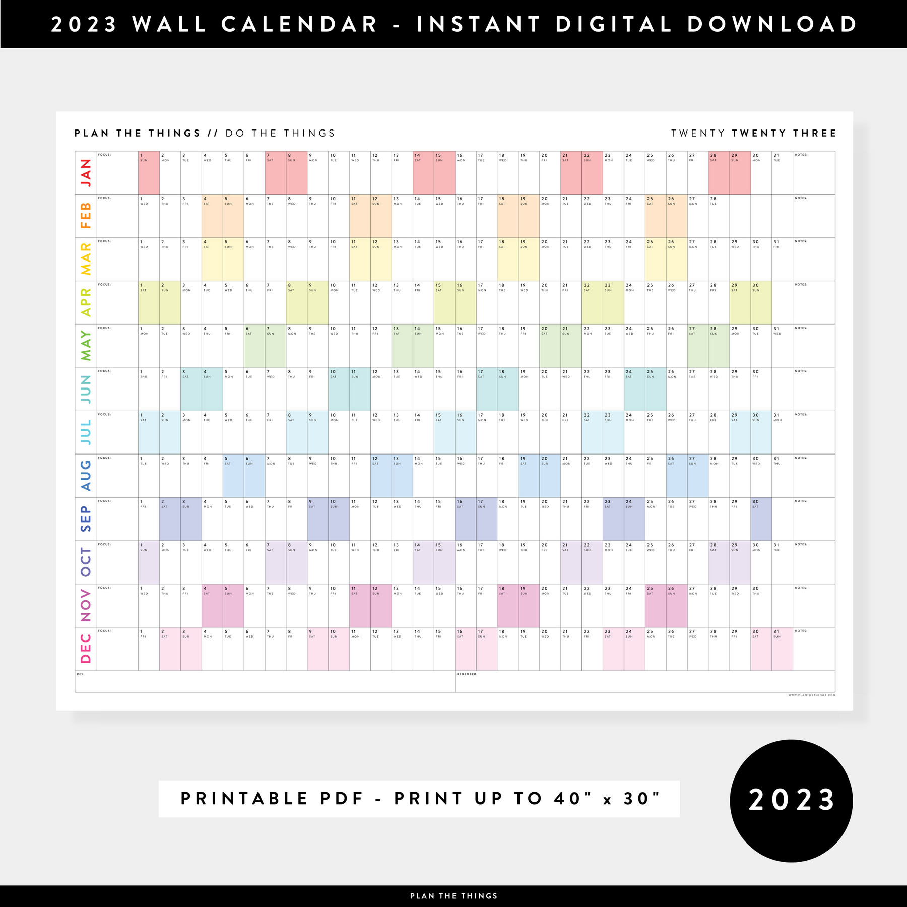 Yearly Calendar 2023 Calendar Quickly Printable Graphs Imagesee