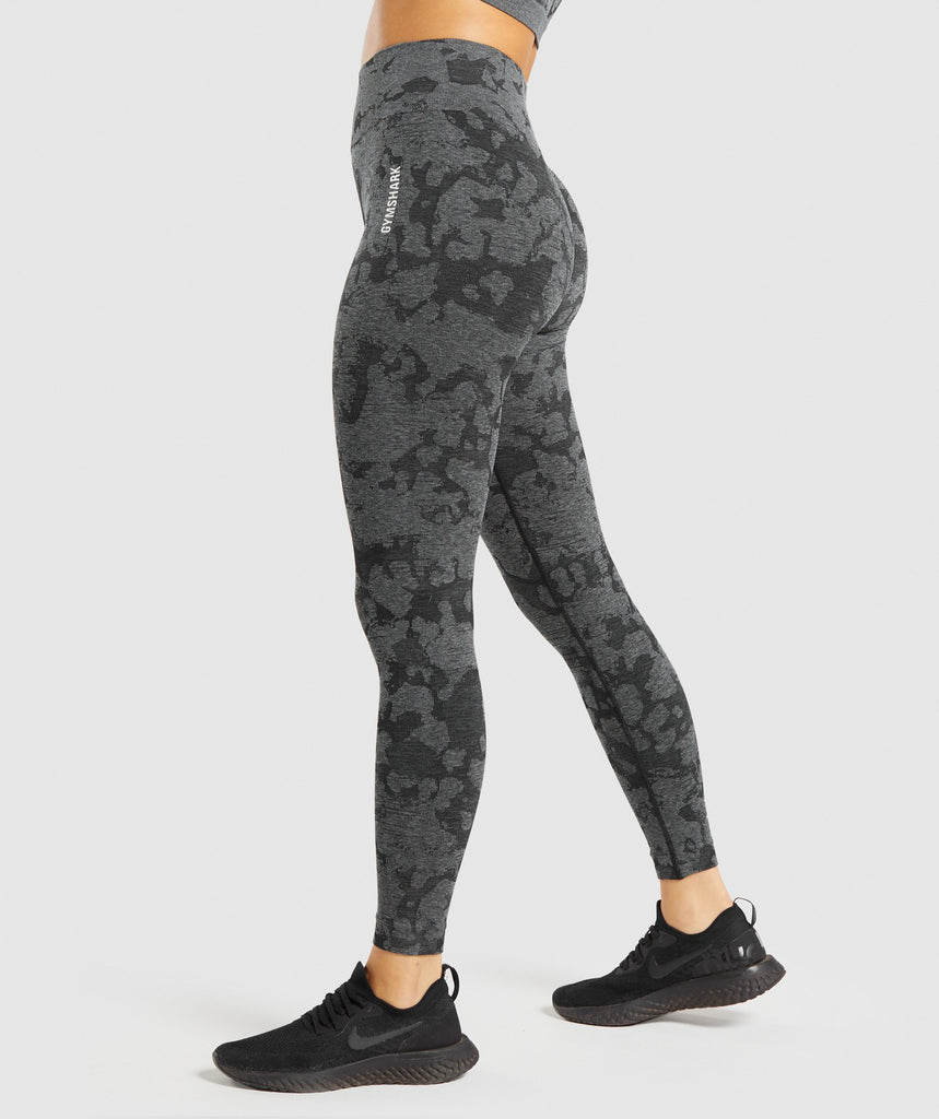 Gymshark Adapt Camo Seamless Leggings Black Gymshark