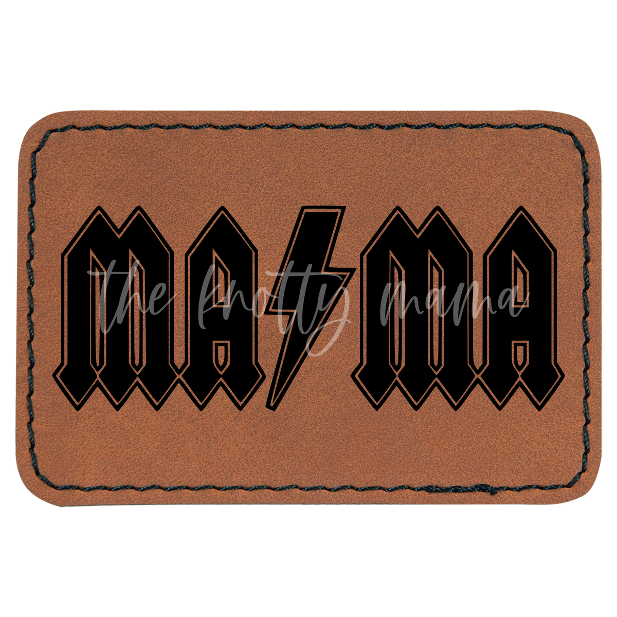 Mama Rock Inspired Patch The Knotty Mama