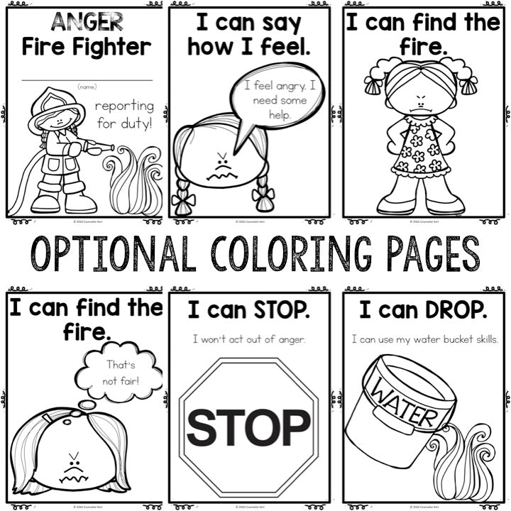 Anger Management Coloring Sheets Ceplok Colors