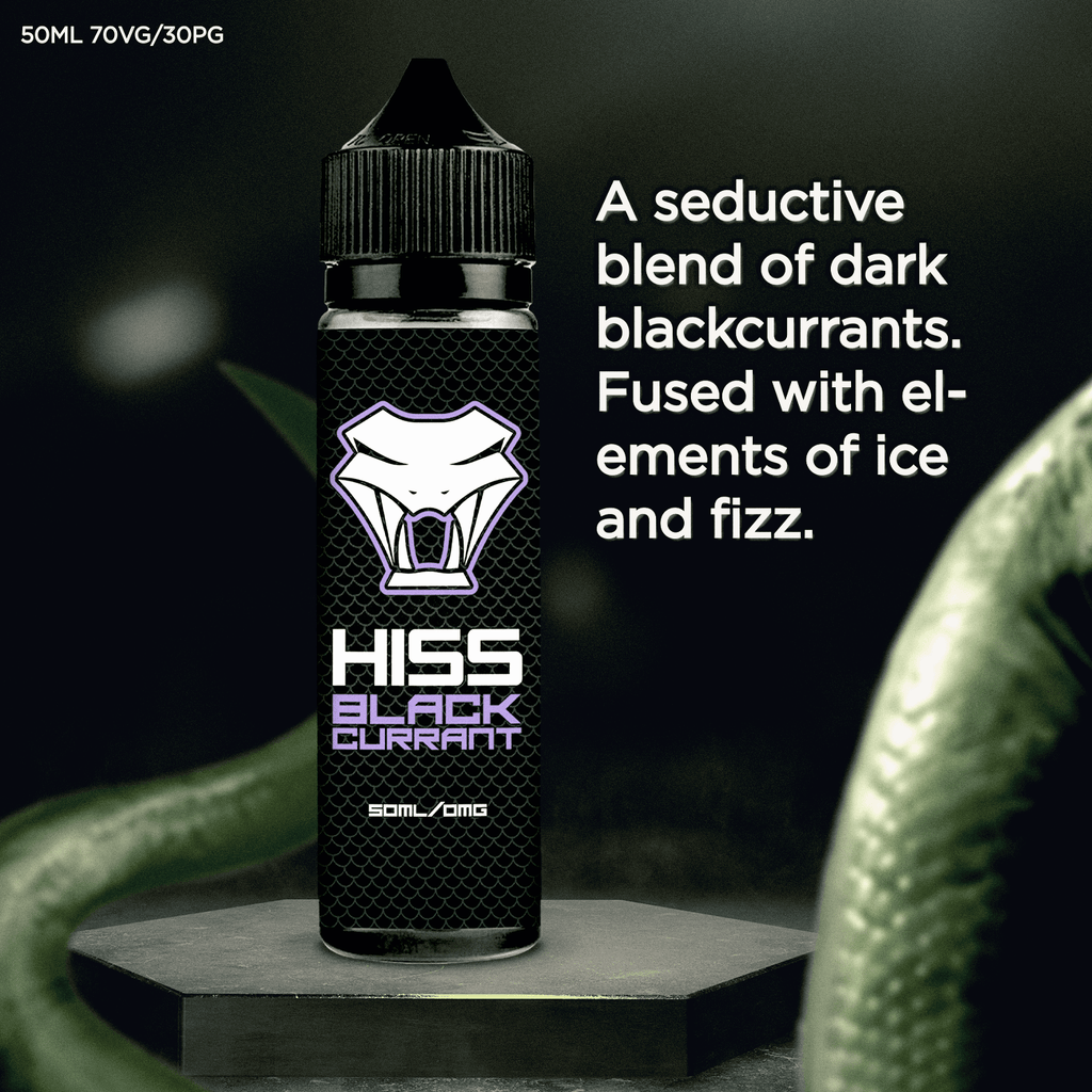 Black Currant E Liquid By Hiss Tidal Vape Ltd