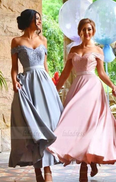 Off Shoulder Sexy Bridesmaid Dressbeautiful Custom Bridesmaid Dress