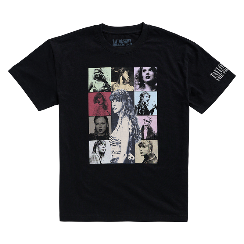 Taylor Swift The Eras Tour Black T Shirt Taylor Swift Official Store