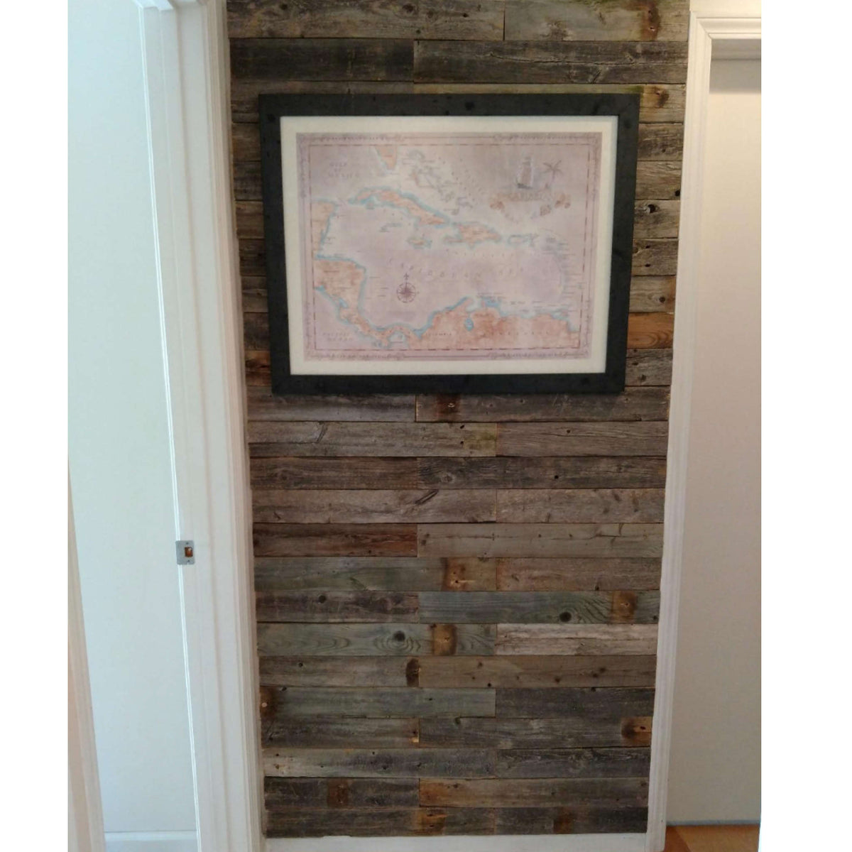 Rustic Barn Wood Wall Panels Natural Weathered Gray Farmhouse Plan