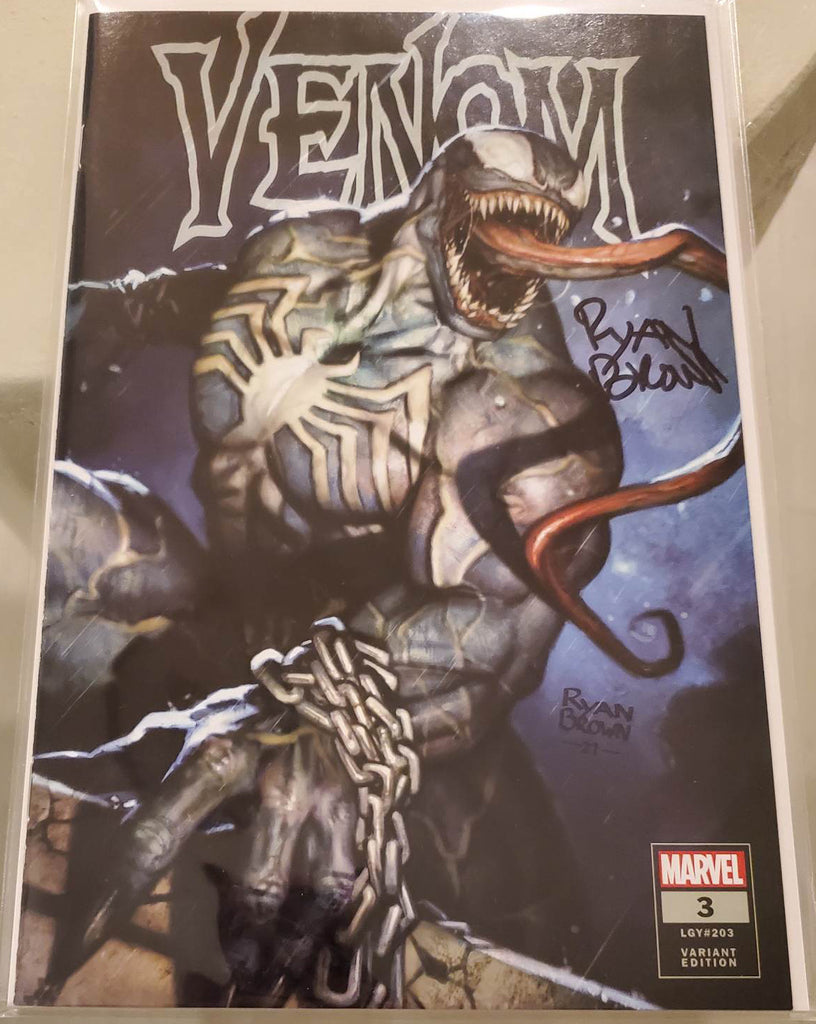 Venom 3 Exclusive Variant Signed At Megacon Ryan Brown Comic