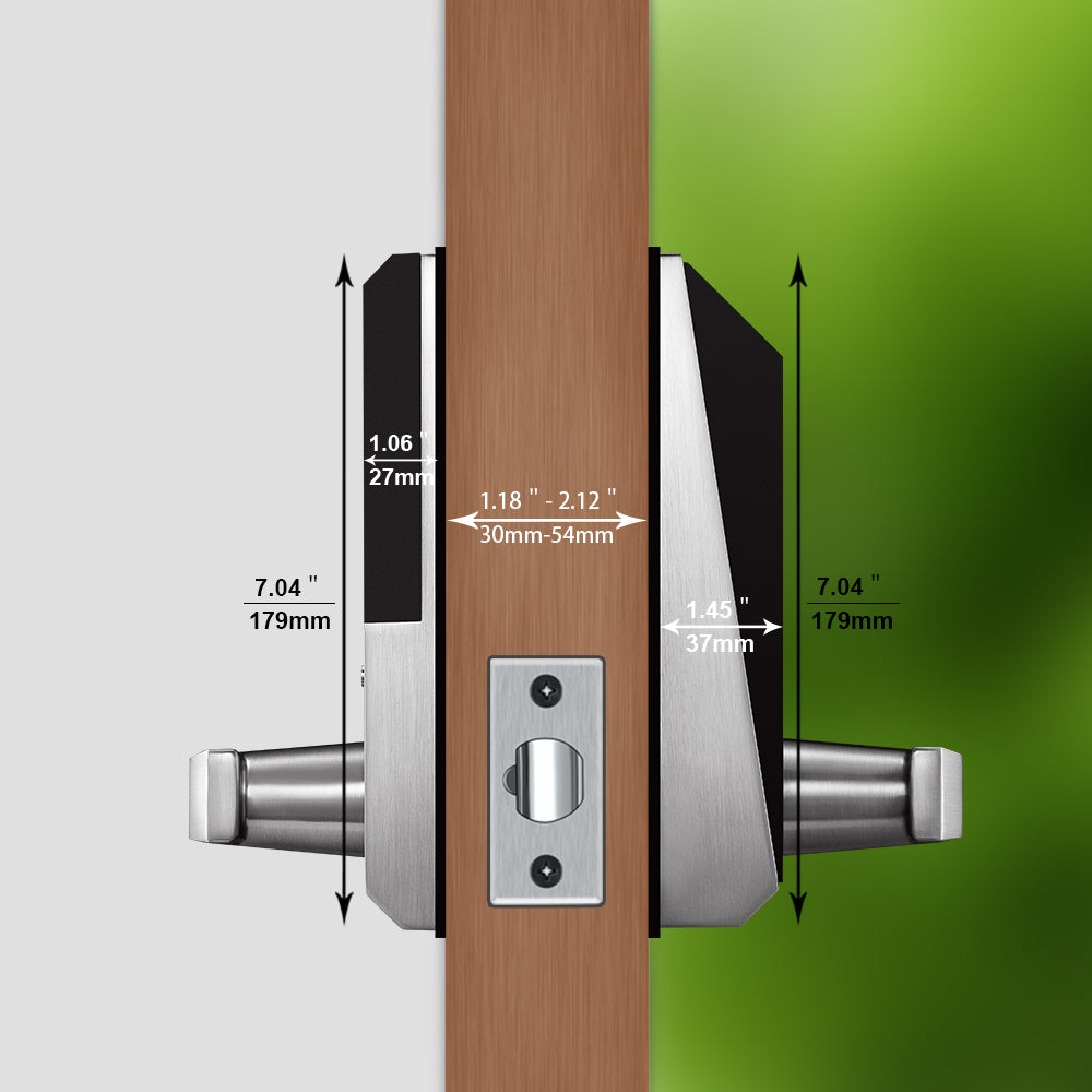 Biometric Fingerprint Door Lock Residential Smart Lock — Zkteco Usa