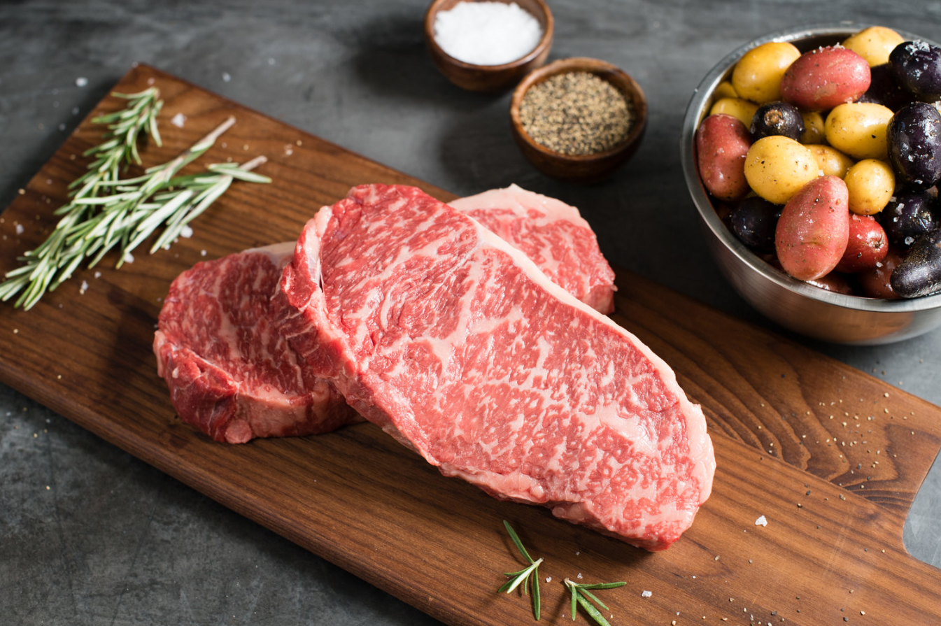 Natural American Wagyu Beef Striploin Steak The Wagyu Shop