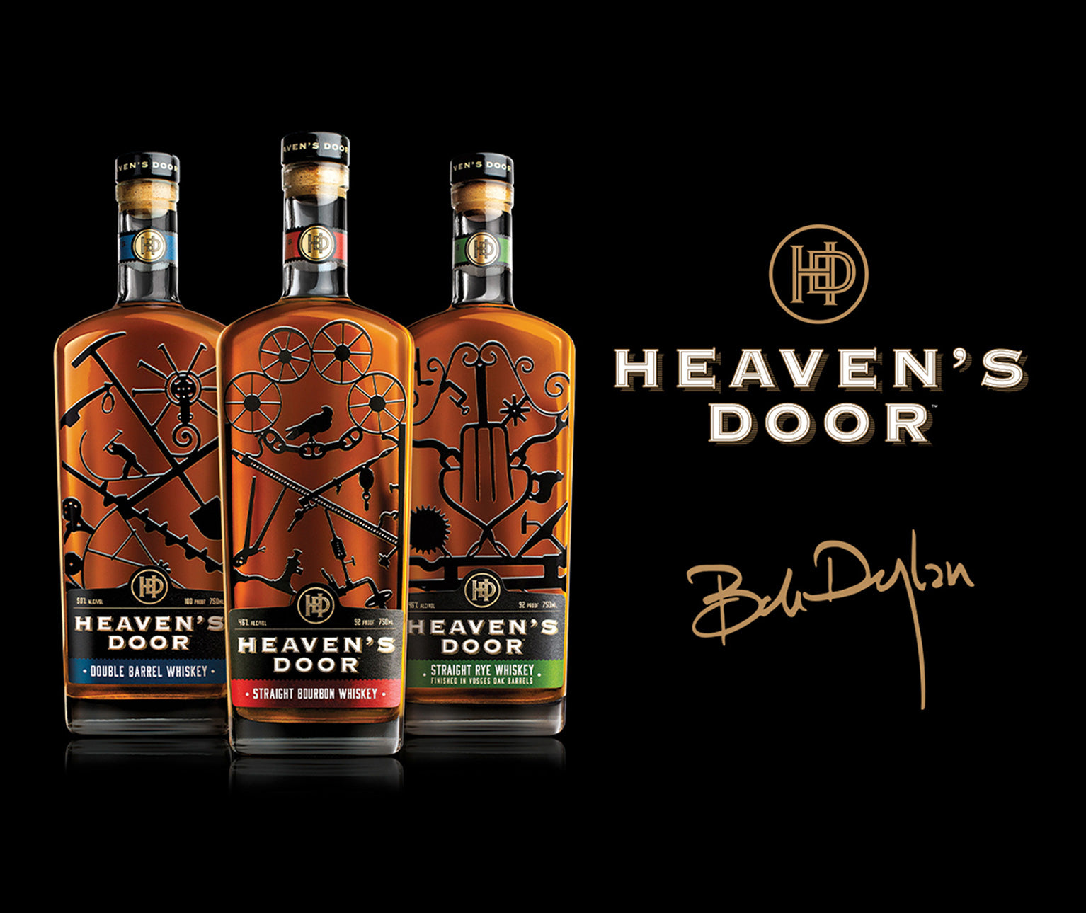 Shop Heavens Door Bourbon And Whiskey By Bob Dylan Reservebar