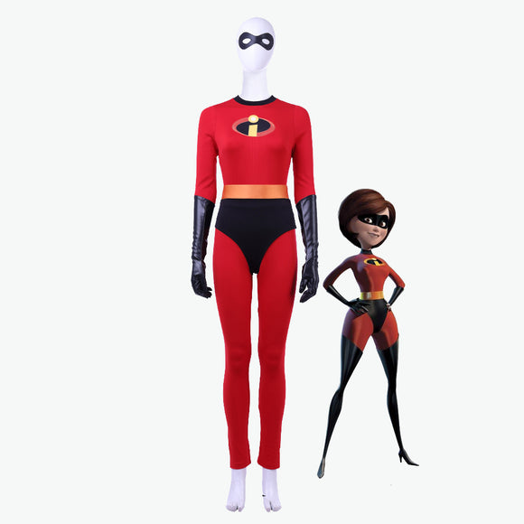 The Incredibles 2 Elastigirl Helen Parr Cosplay Costume Superhero