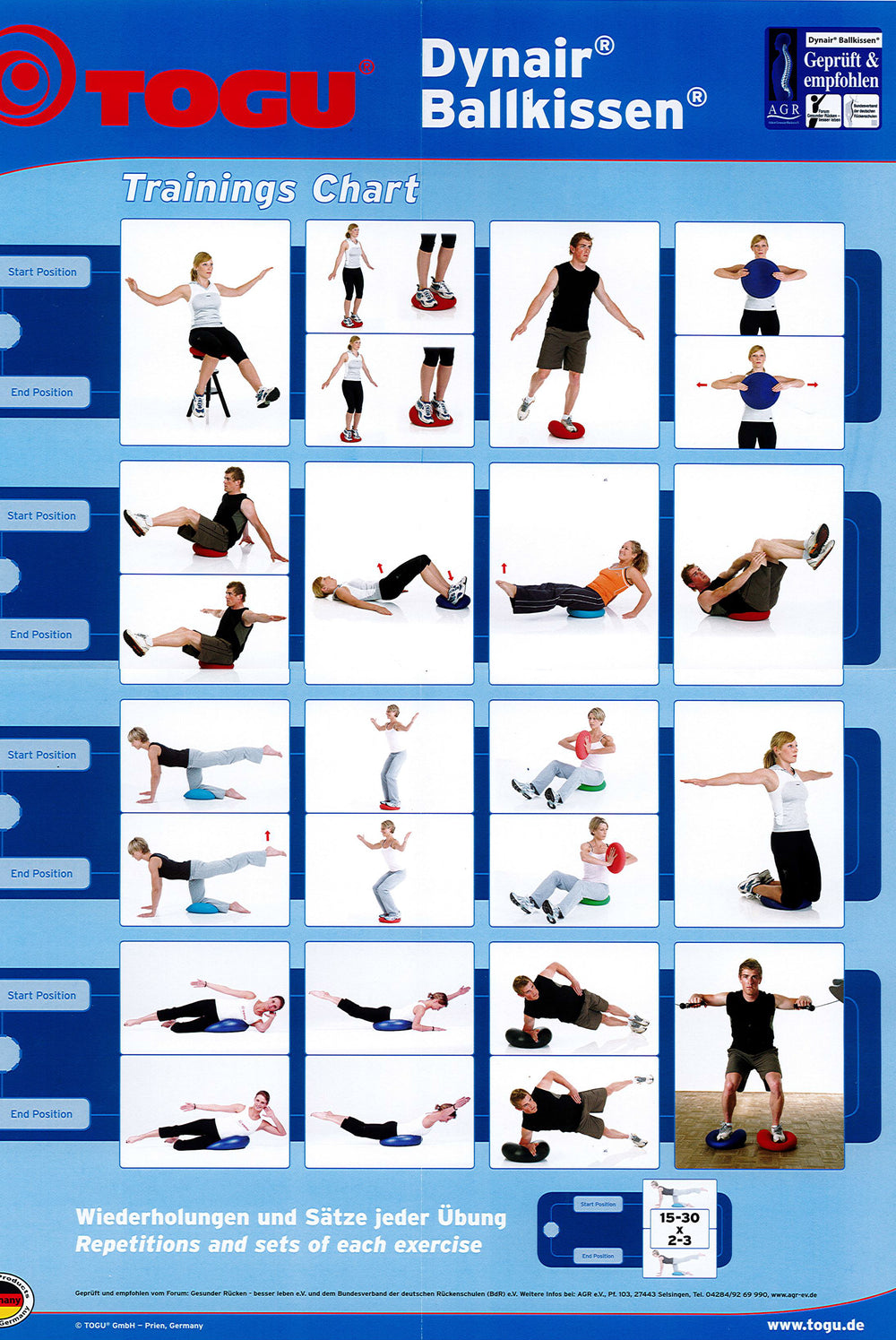 Exercise Charts Canada Fitterfirst