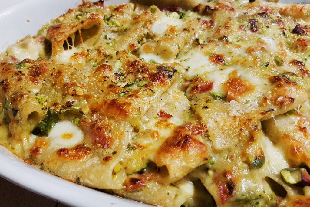 Irresistible Paccheri Al Forno Con Pesto Di Zucchine Speck E Scamorz