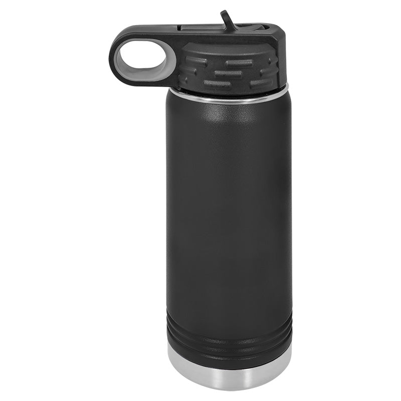 20 Oz Stainless Steel Powder Coated Blank Insulated Sport Water Bottle