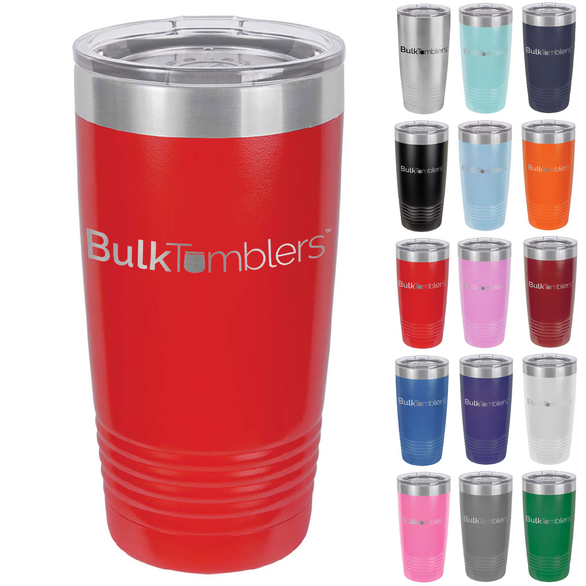 20 Oz Promo Personalized Logo Tumble Laser Engraved On Insulated Steel