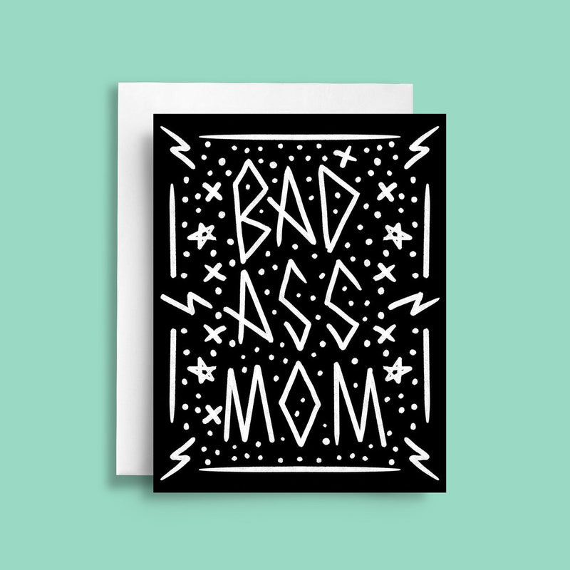 Bad Ass Mom Card My Home Mercantile