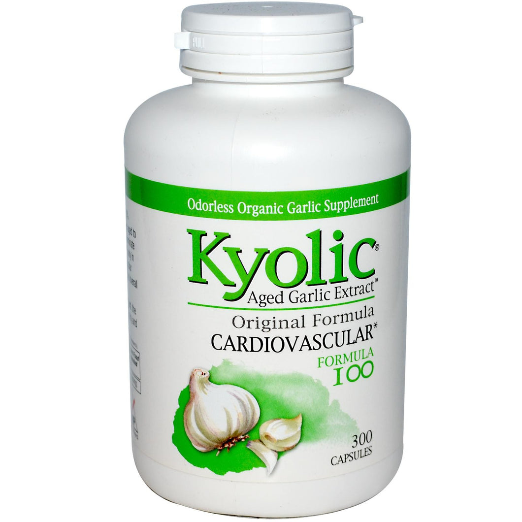 Kyolic Aged Garlic Extract Cardiovascular Formula 100 300 Caps