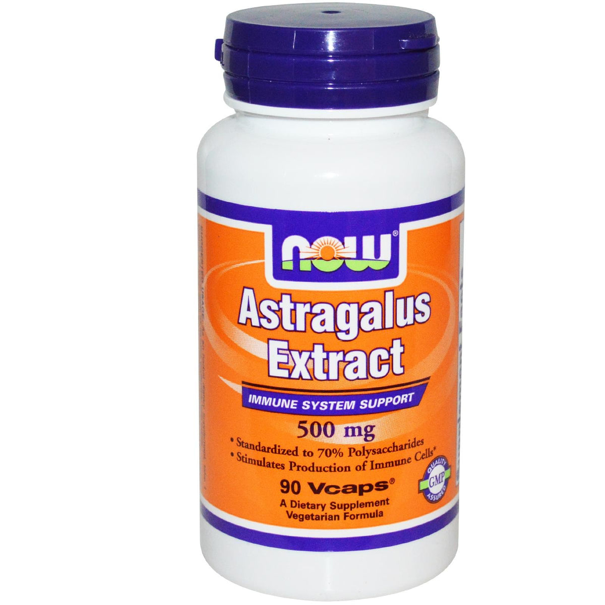 Astragalus Extract 500mg 90 Veggie Capsules Now Foods Supplement