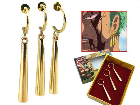 One Piece Anime Zoro Earrings Cosplayftw