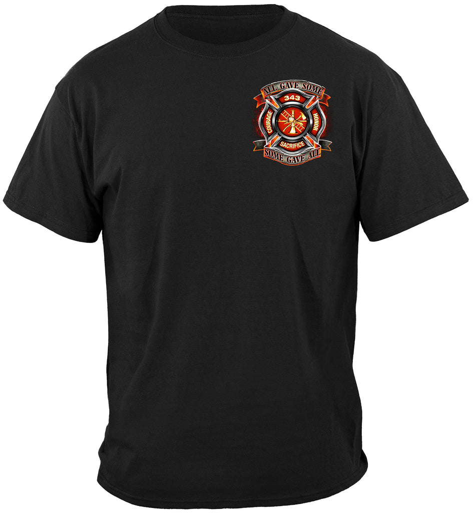 Firefighter True Heroes T Shirt