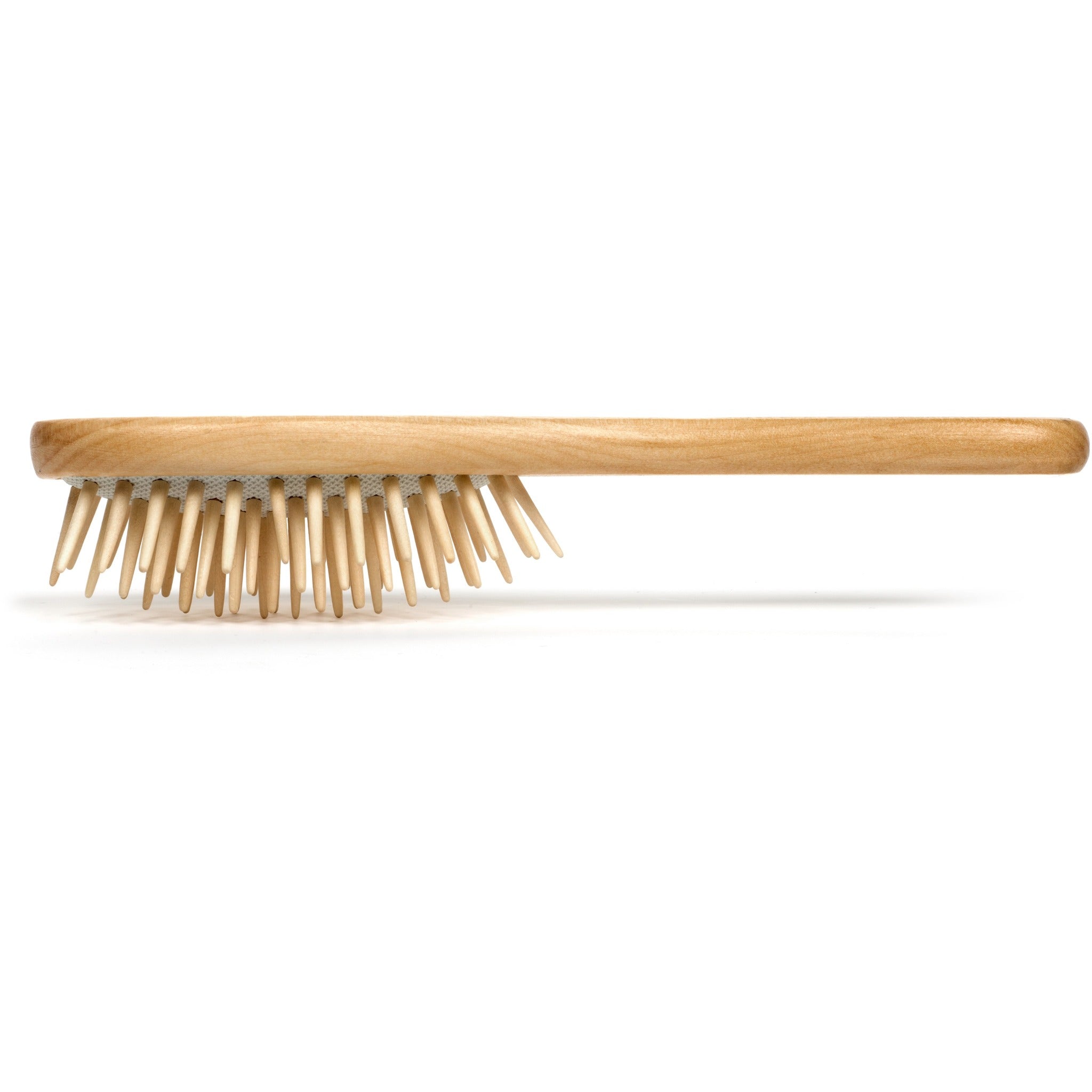 Grannaturals Detangling Wooden Bristle Hair Brush Small Travel Size