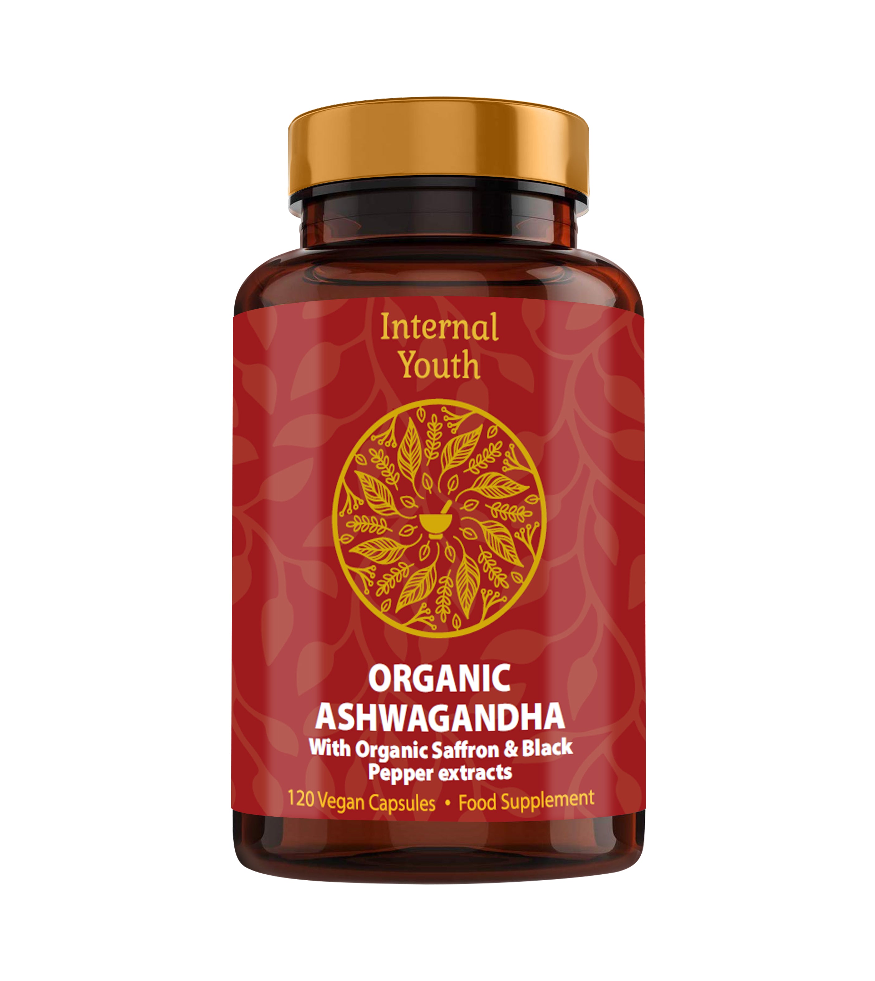 Limited Edition Organic Ashwagandha And Saffron Capsules With Black Pe