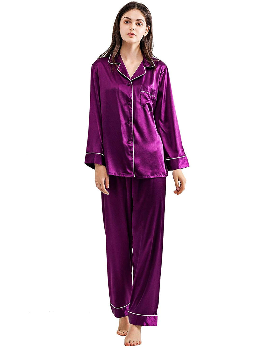 Violet Silk Pajamas 12 Am By Khawar Latif