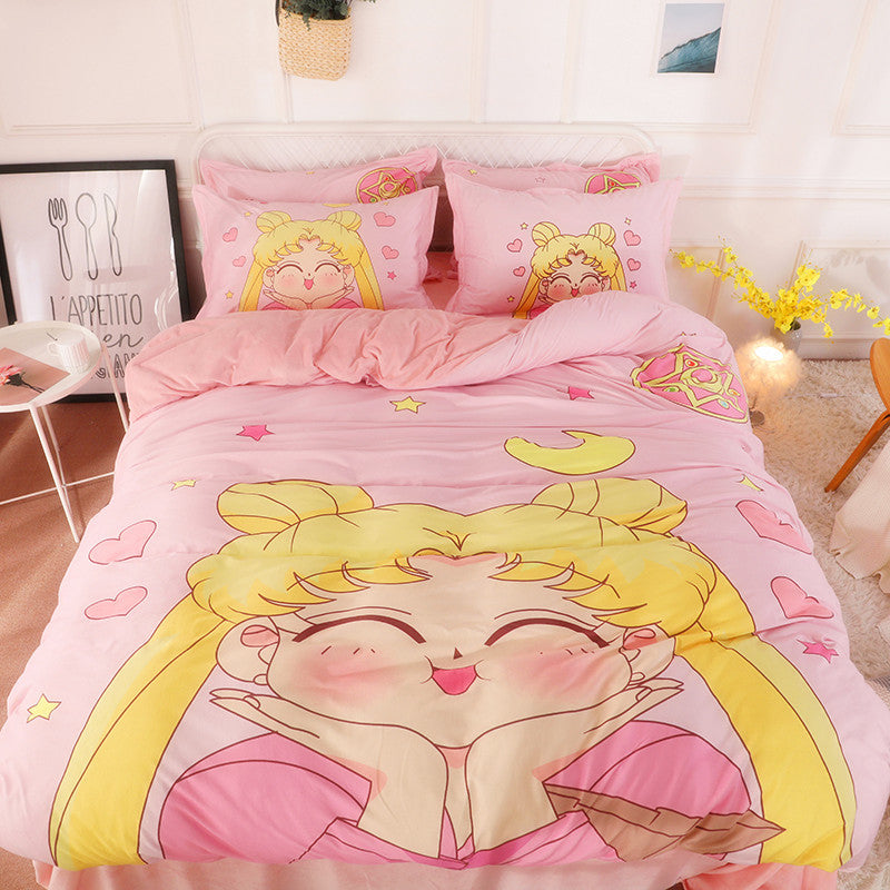 Kawaii Sailormoon Usagi Bedding Set Pn0001 Pennycrafts