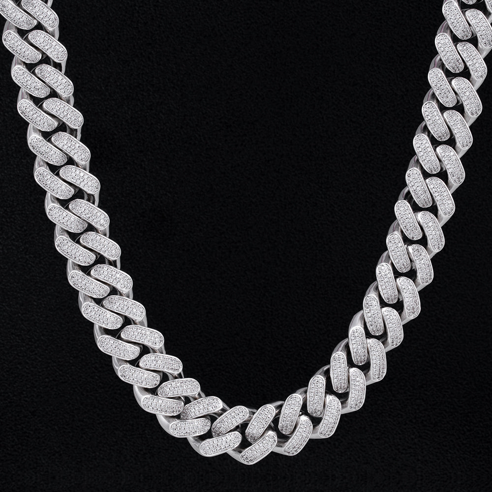 Sterling Silver Cuban Link Chain 20 Inch