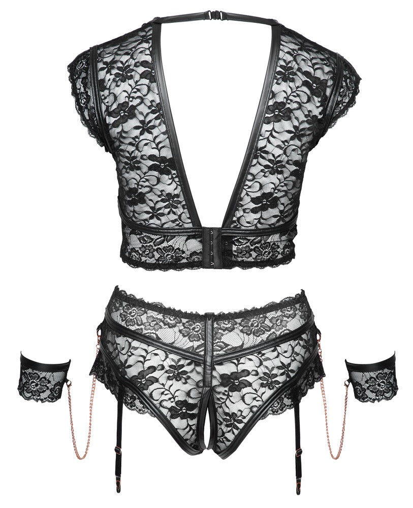 Cottelli Bondage Plus Size Lingerie Set Angel Clothing