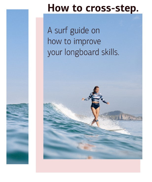 Cross Stepping Guide For A Surf Longboard Ninefoot Studio Surf Swimwear