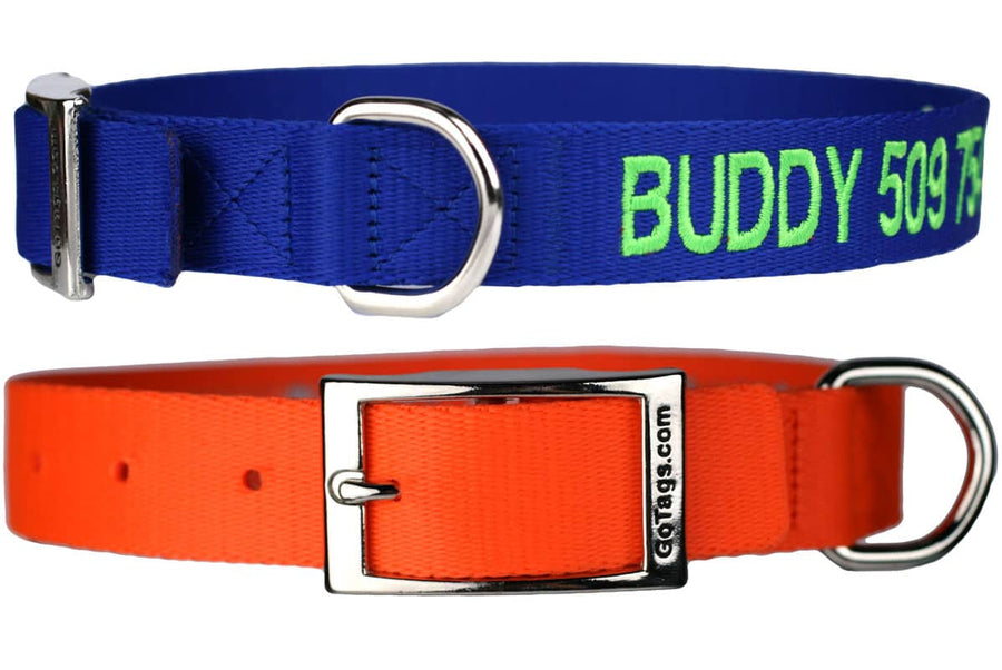 Personalized Dog Collars With Metal Buckle Gotags