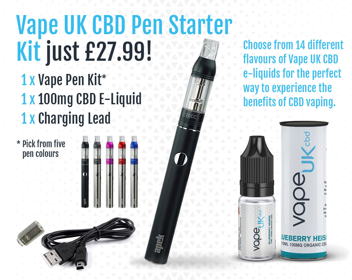 Vape Uk Cbd 100mg Cbd Starter Kit Get Started With Cbd Vaping